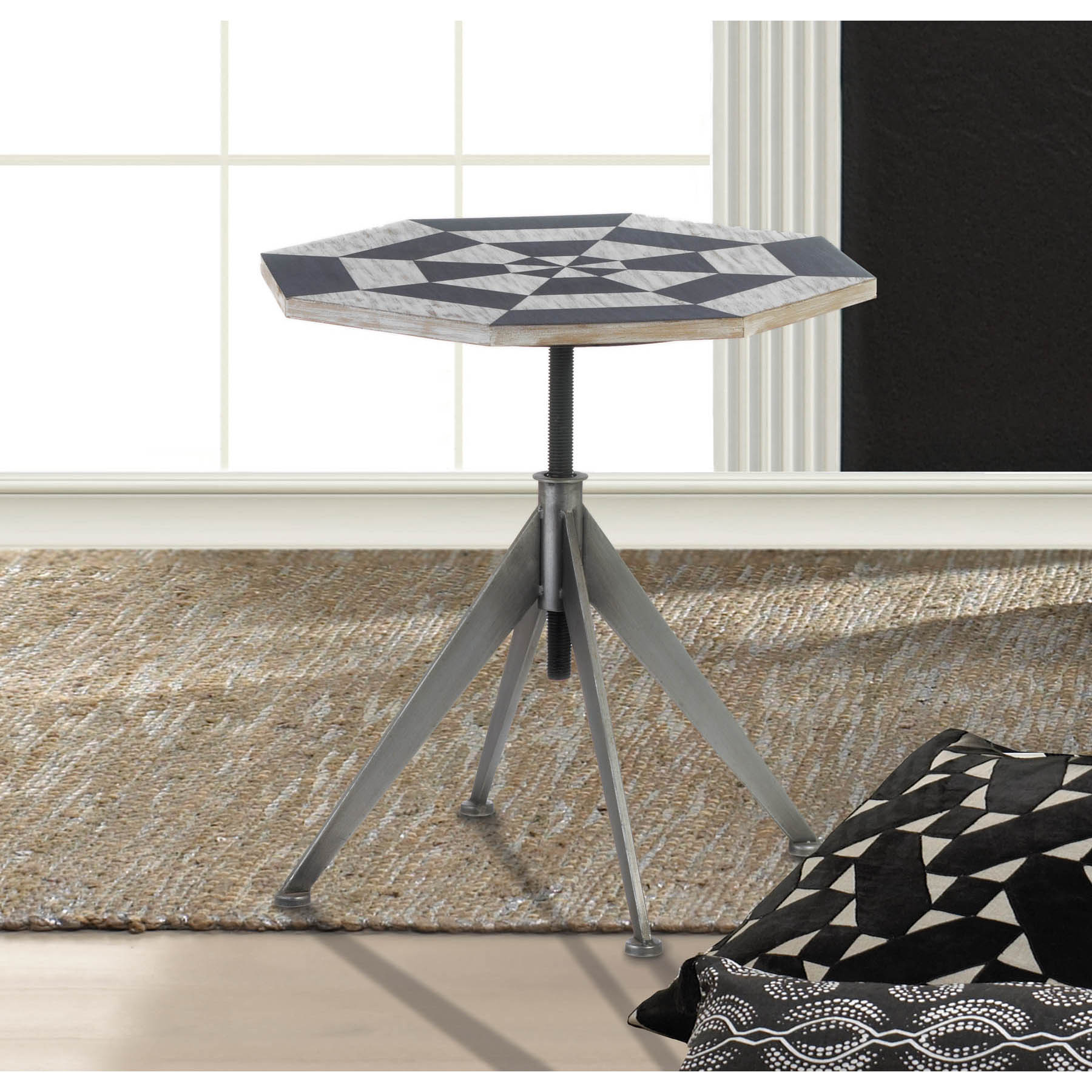 Wholesale Black And White Checker Side Table - Buy Wholesale Tables