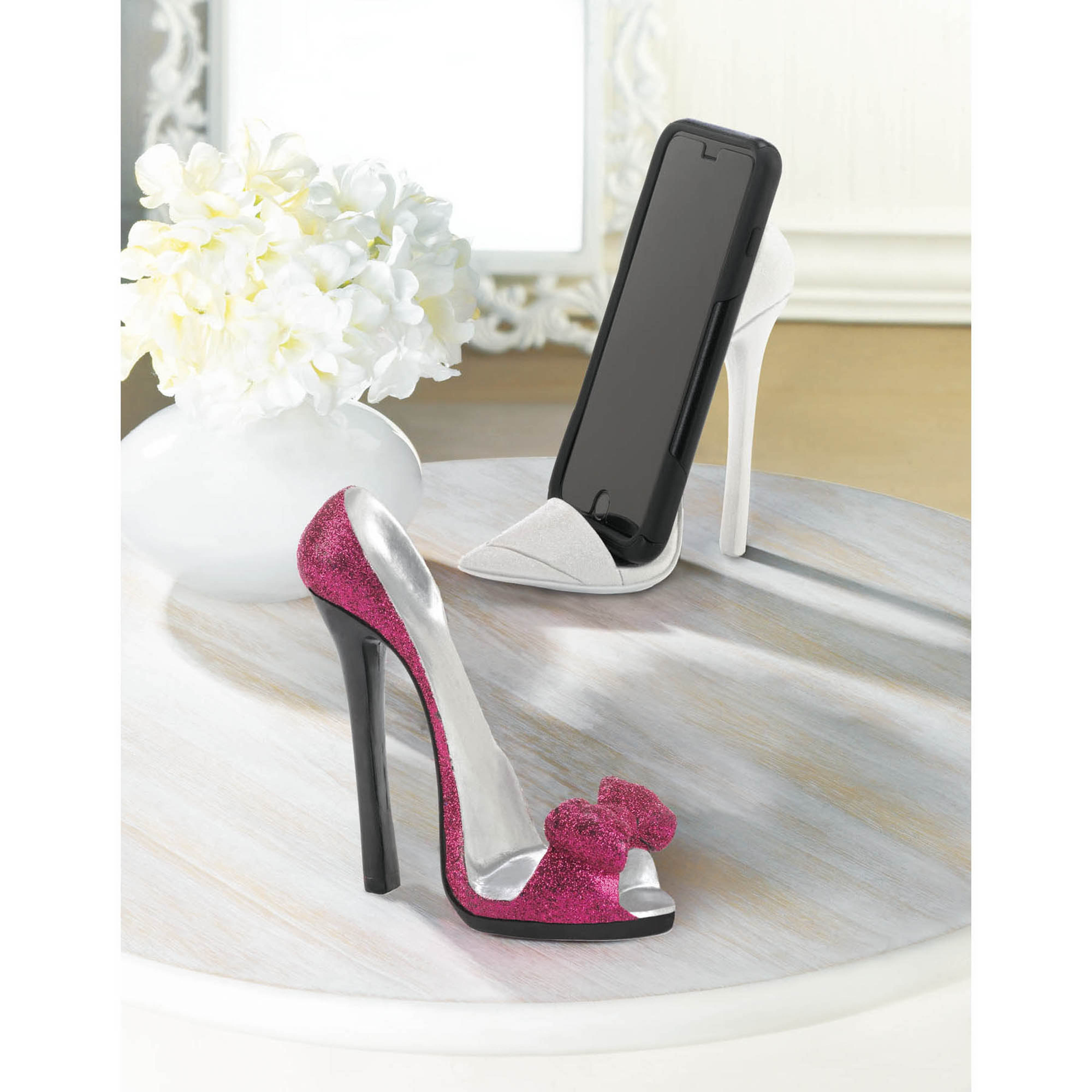 Wholesale Pink Bow Shoe Phone Holder - Buy Wholesale Electronics