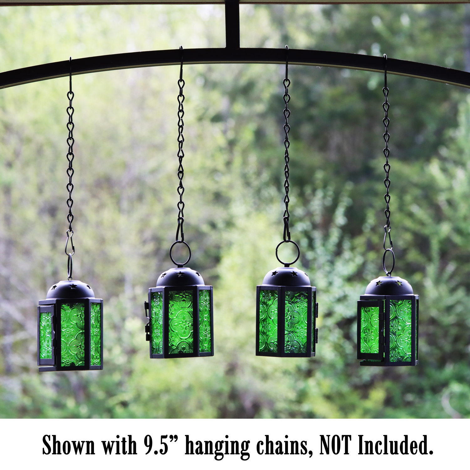 Wholesale Decorative 4pc Mini Green Candle Lanterns for sale at cheap ...